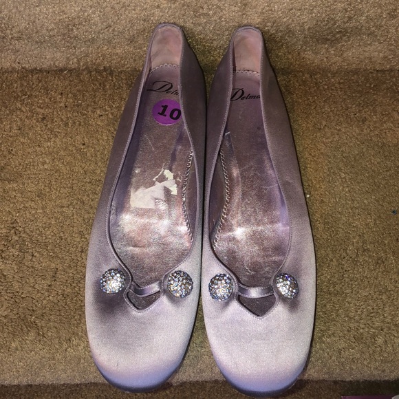 Delman | Shoes | Beautiful Delmans Excellent Quality Satin Shoe | Poshmark